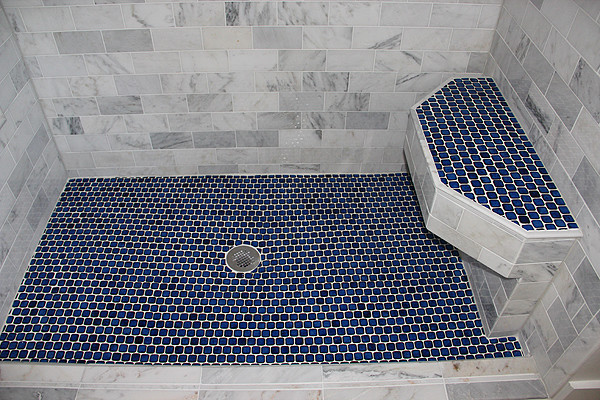 Custom-built Tile Shower - Bathroom - DC Metro | Houzz