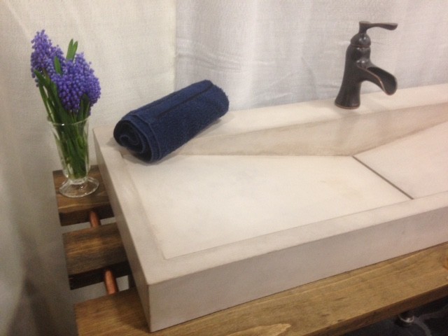 Custom Concrete Double Ramp Sink - Bathroom - Philadelphia - by User ...