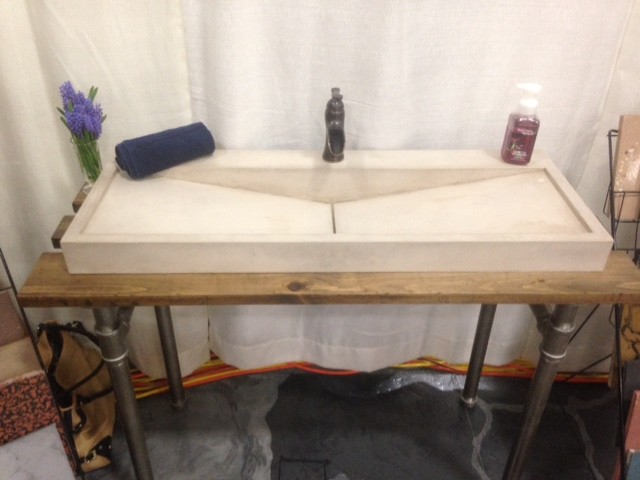 Custom Concrete Double Ramp Sink - Bathroom - Philadelphia - by ...