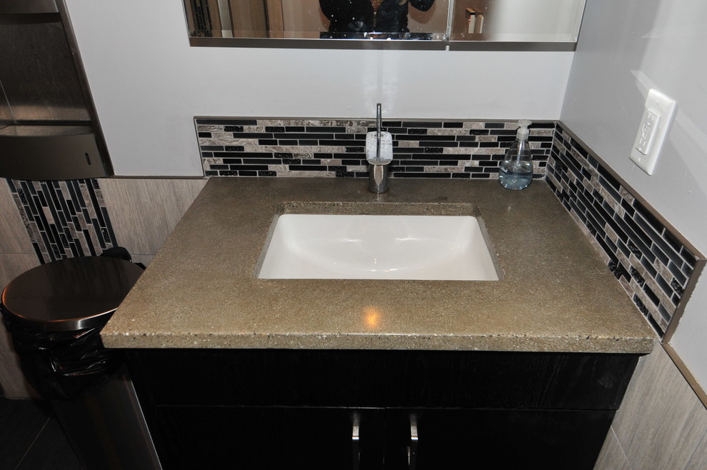 Custom Concrete Vanities and Sinks - Modern - Bathroom - Vancouver - by ...