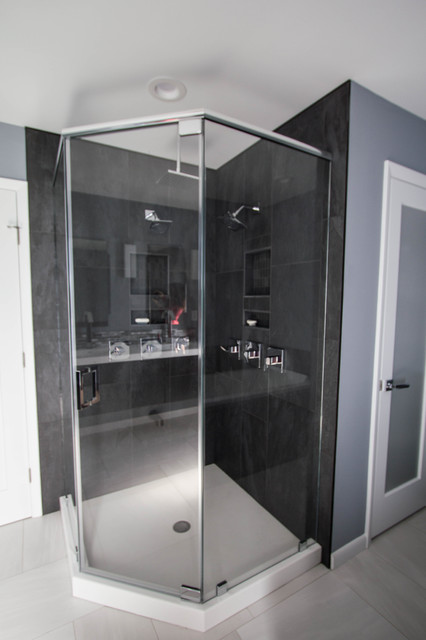 Custom Corner Shower Enclosure - Modern - Bathroom - Philadelphia - by ...