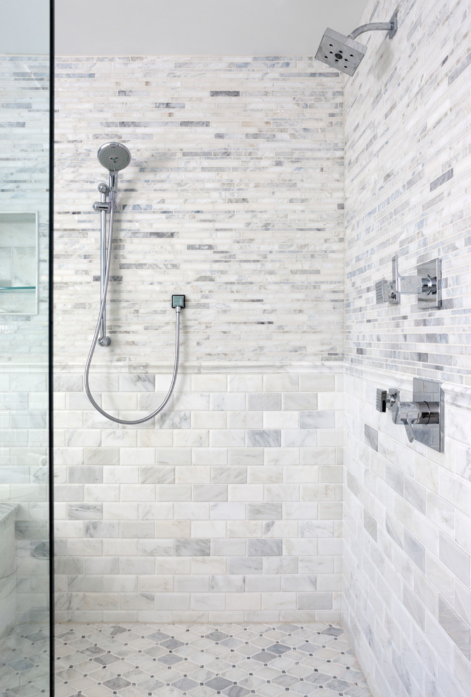 Custom curbless shower - Transitional - Bathroom - Chicago - by April ...