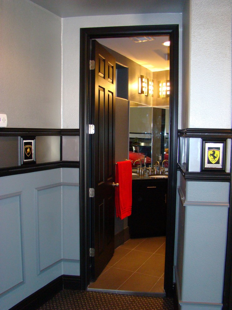 Custom Ferrari Garage - Industrial - Bathroom - Los Angeles - by ...