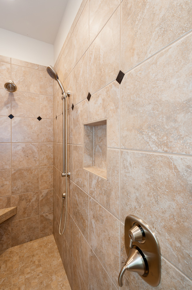 Custom home designed by Alan Mascord Design - Traditional - Bathroom ...