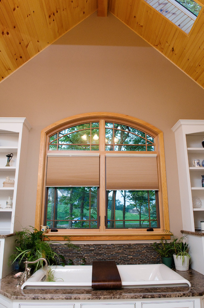 Custom Home - Timber Frame Dream - Contemporary - Bathroom ...