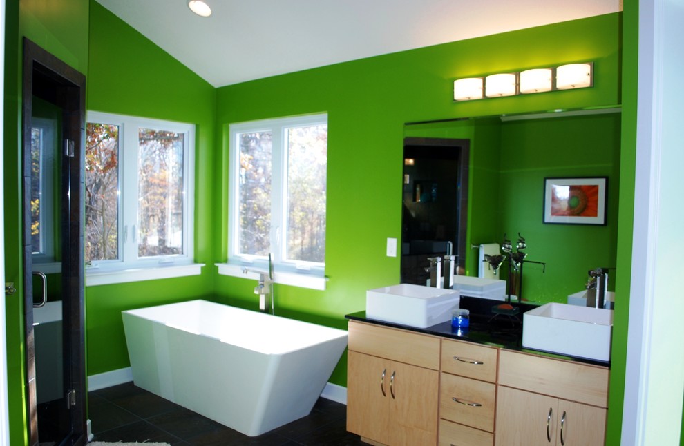 Custom Lake Homes - Contemporary - Bathroom - Indianapolis - by Constantine Design Group, Inc ...