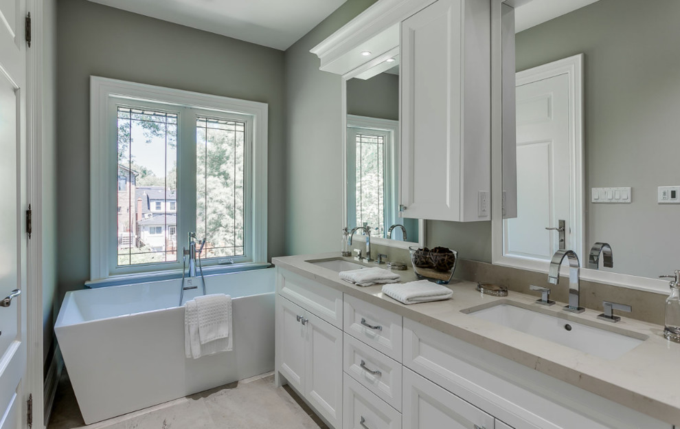 Custom Master Bathroom (ensuite) - Transitional - Bathroom - Toronto ...