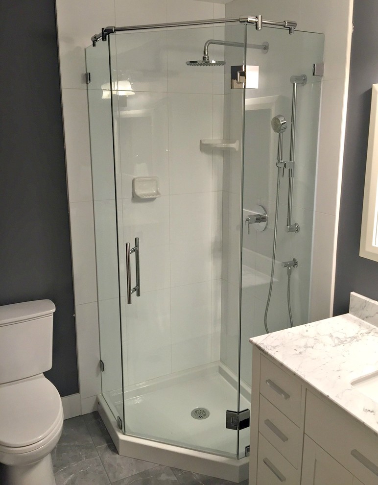 Custom neo-angle frameless showers, Greater Vancouver's Shower Glass ...