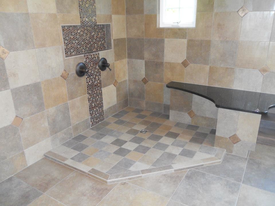 Custom Open Shower and Bath - Contemporary - Bathroom - Philadelphia ...
