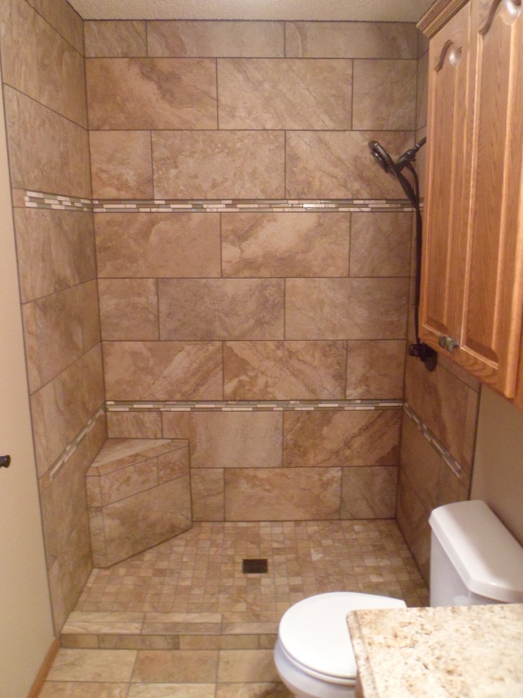 custom shower - Traditional - Bathroom - Other - by PR Custom Tile and ...