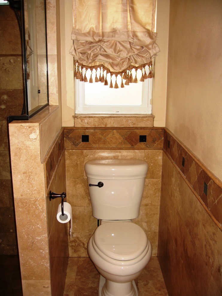 Custom Travertine Master bathroom - Traditional - Bathroom - Miami - by ...