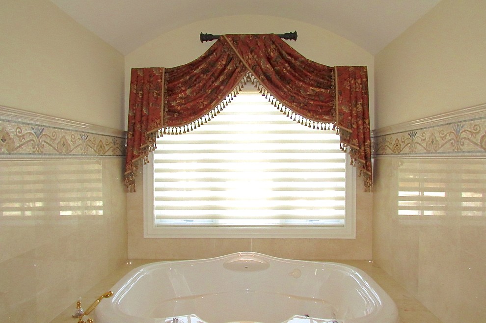 Custom Valance - Transitional - Bathroom - Philadelphia - by Sew ...