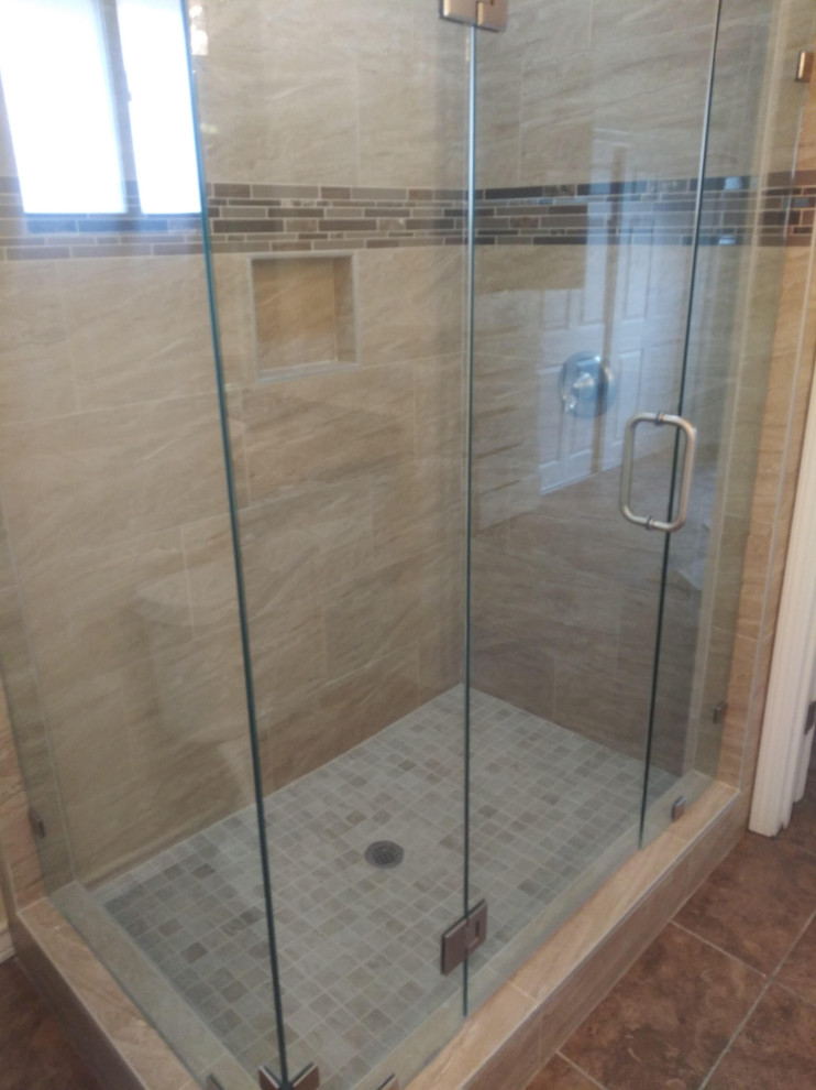Custom Walk-In Glass Showers - Traditional - Bathroom - Houston - by ...