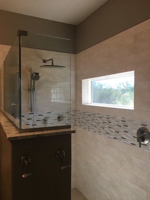 Custom Walk-In Shower Remodels (Various Locations) - Traditional ...