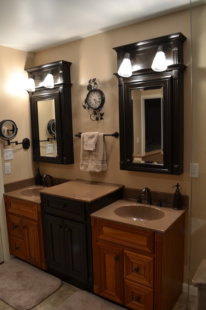 Custom Walk in Shower w/ Bench - Traditional - Bathroom - Chicago - by ...