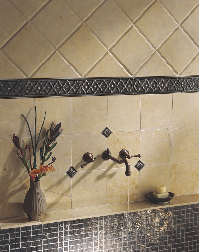 Daltile - AZ - Metal Ages - Midcentury - Bathroom - Chicago - by ...