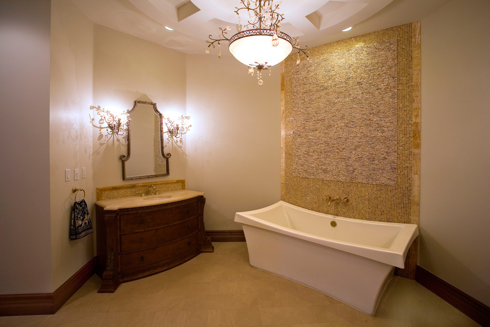 Dana Point French Provincial - Contemporary - Bathroom - Orange County ...