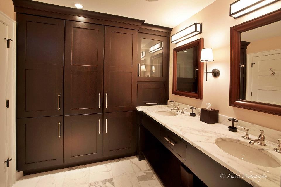 Dark Modern Bath - Contemporary - Bathroom - Grand Rapids - by Kitchen Choreography | Houzz