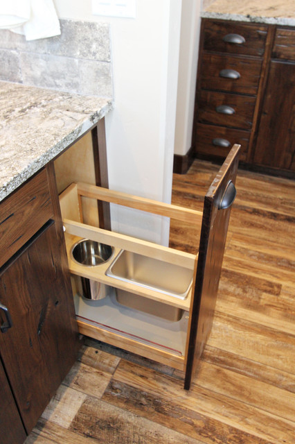 Dark Walnut Bathroom Cabinets, Kimberly, Idaho - Traditional - Bathroom ...