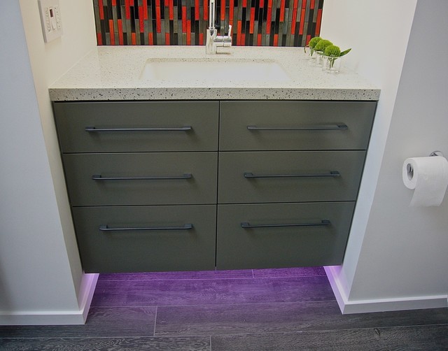 DETAIL - CONTEMPORARY STYLE - Slab Front Drawers - Contemporary ...
