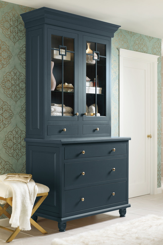 Diamond Cabinets: Blue Bathroom Vanity - Traditional - Bathroom - Other ...