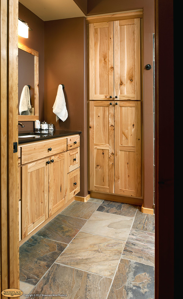Door style: Pendleton Inset | Species: Rustic Hickory | Finish: Autumn ...