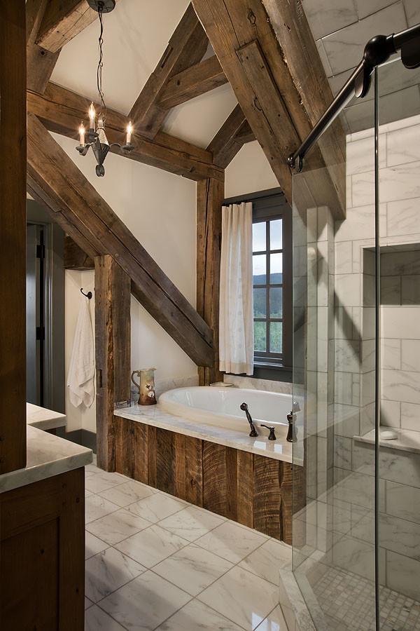 Dovetail Ranch house 1 - Traditional - Bathroom - Denver - by Allen ...