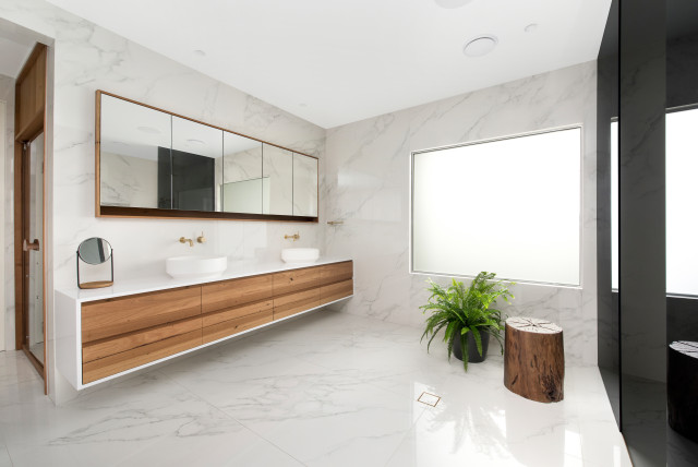 Drake Brockman House - Contemporary - Bathroom - Canberra - Queanbeyan ...