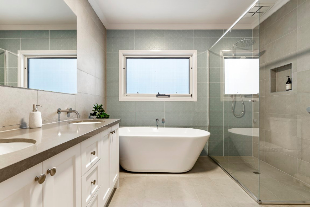 Dual Occupancy (Hamptons Inspired) - Highett - Modern - Bathroom ...