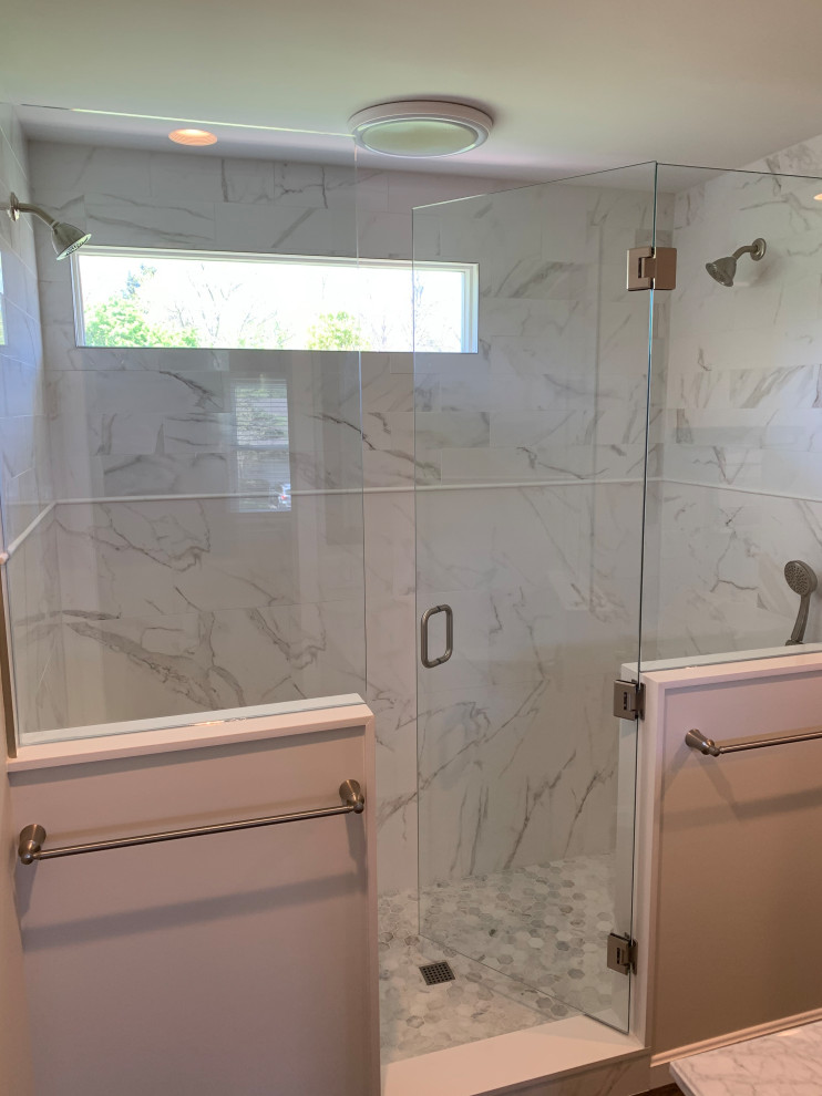 Dual Walk-in Shower - Traditional - Bathroom - Cincinnati - by Make Her ...