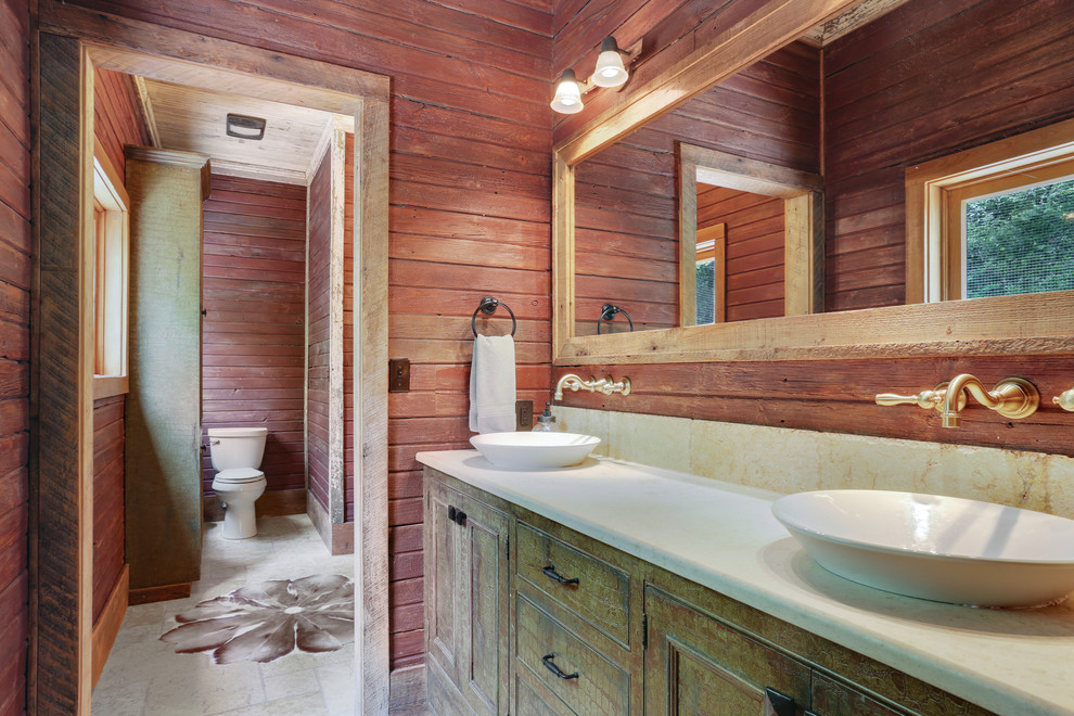 Duck Camp - Rustic - Bathroom - New Orleans - by Ourso Designs | Houzz