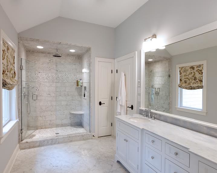 Dutch Colonial Renovation - Traditional - Bathroom - New York - by VAS ...