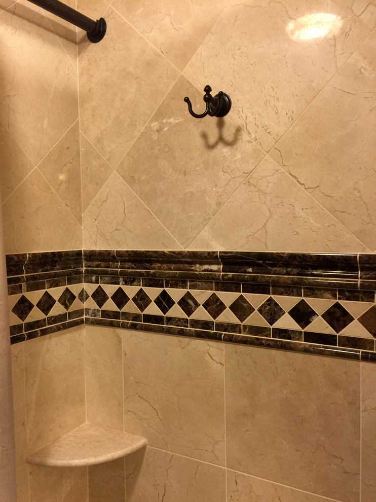 Dutch Colonial Revival 1926 Bathroom Floor 2 - Traditional - Bathroom ...