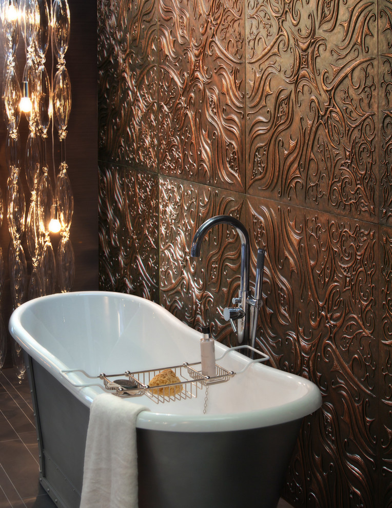 DXU Copper Tiles | Batavia Series - Traditional - Bathroom - Montreal ...