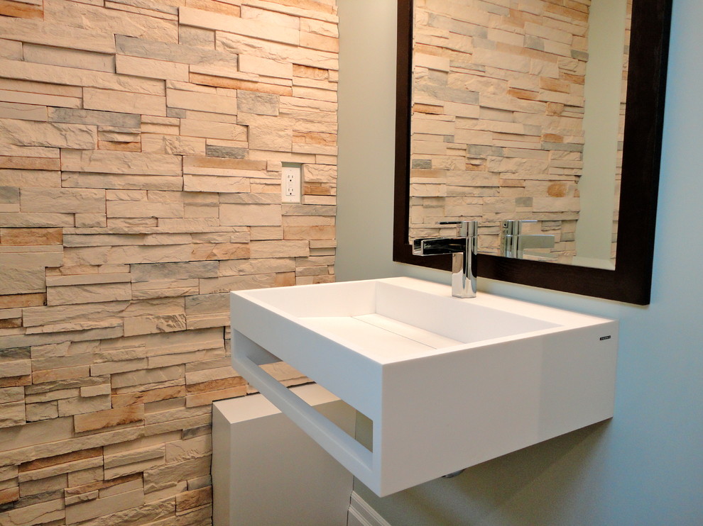 East York Bathroom Spa - Toronto - Contemporain - Salle de Bain ...