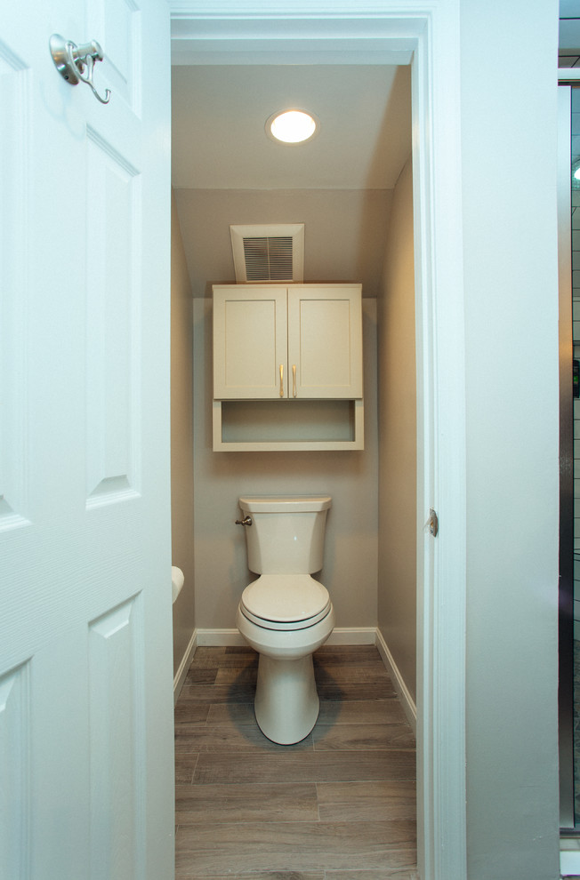 Elegant Master Bathroom & Closet in Previous Attic Space in Alexandria ...