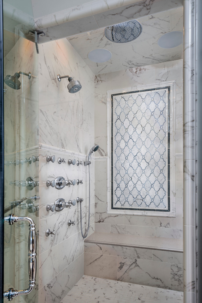 Elegant Steam Shower - Transitional - Bathroom - Chicago - by Sexton ...