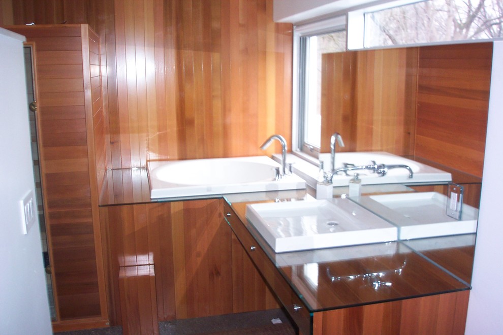 Elegant Water Feature - Contemporary - Bathroom - Detroit - by Glass ...