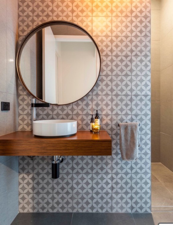 Encaustic Concrete Tiles - Contemporáneo - Cuarto de baño - Perth - de ...
