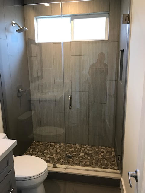 Encino Walk in Shower - Transitional - Bathroom - Los Angeles - by ...