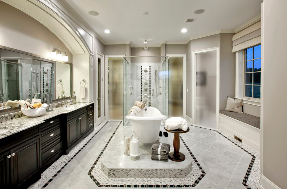 Enclave At Longview Transitional Bathroom Charlotte By