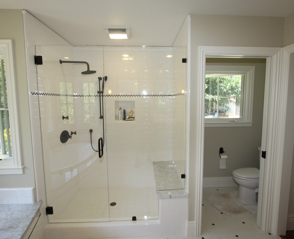 Enclosed toilet room - Traditional - Bathroom - Charlotte - by Nunley ...