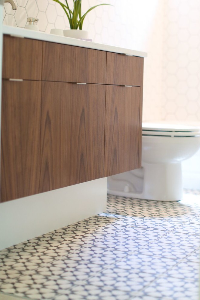 Estrella Pattern - Farmhouse - Bathroom - Minneapolis - by Riad Tile ...