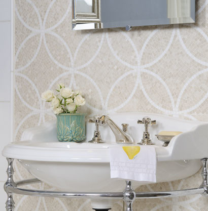 Eternity Wall Mosaic - Modern - Bathroom - New York - by Fiorano Tile ...