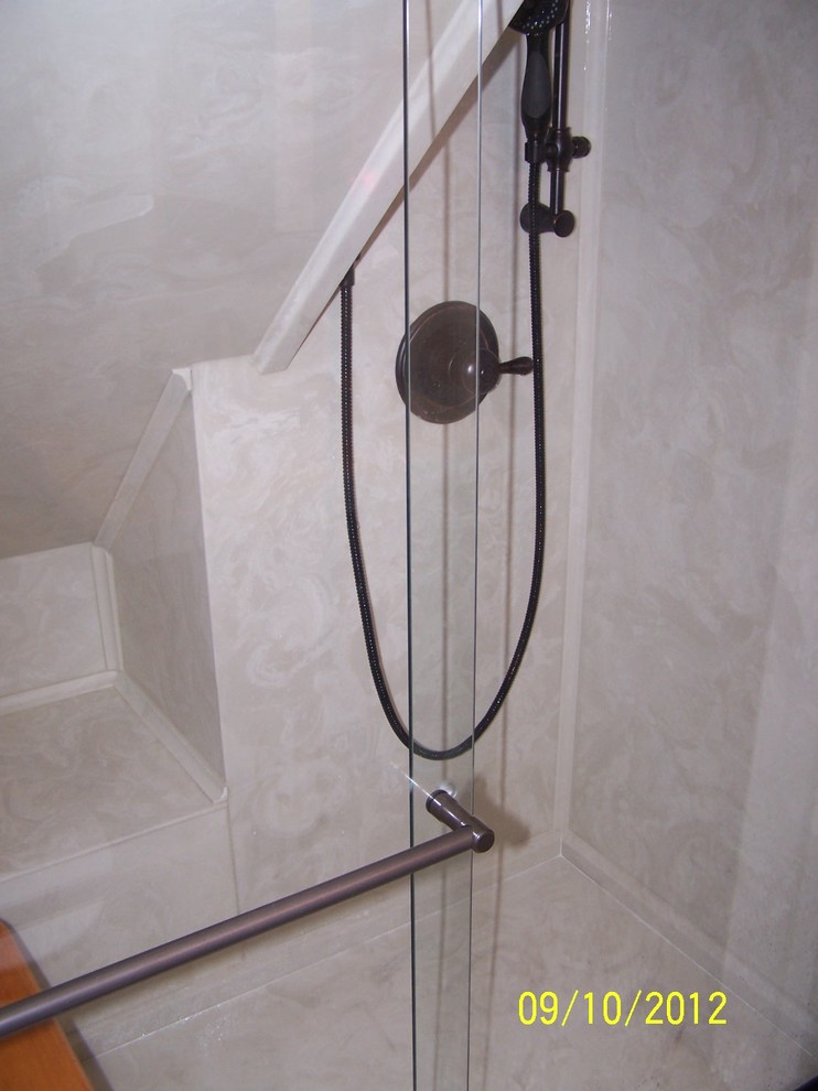 Faust Shower under stairs - Traditional - Bathroom - Other - by Clear ...