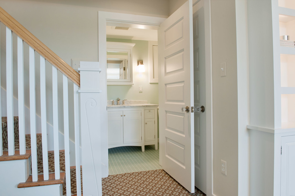 First and Lower Level Renovation - Transitional - Bathroom - New York ...