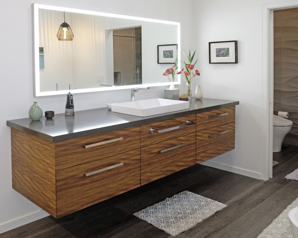 Floating vanity - Contemporary - Bathroom - Hawaii - by Layout Etc, Inc ...