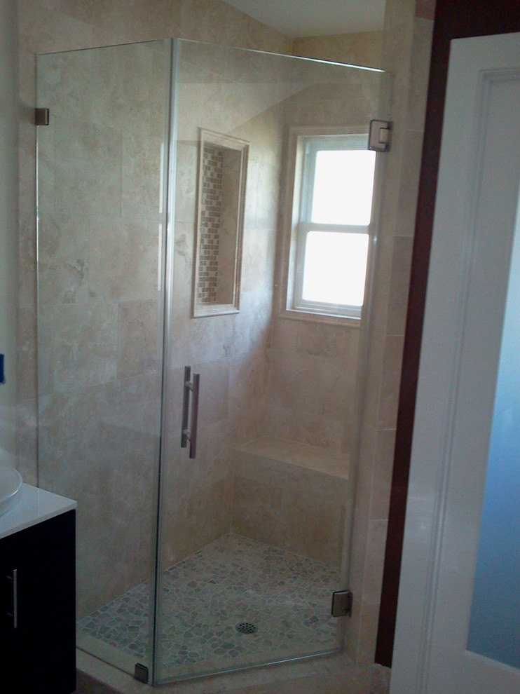 Frameless Glass Doors - Traditional - Bathroom - Los Angeles - by ...