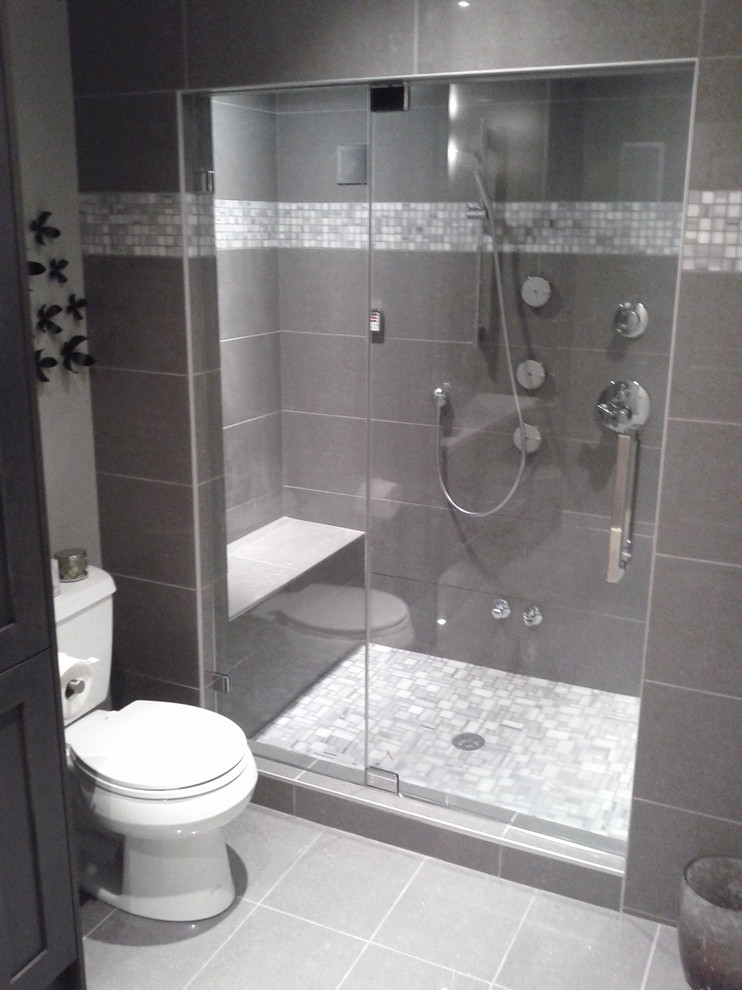 Frameless Glass Shower Doors Modern Badezimmer Calgary Von