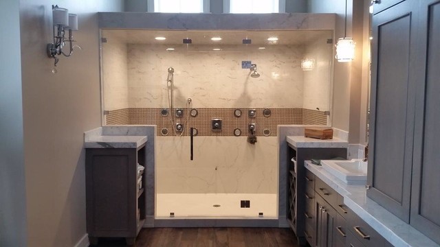 Frameless Shower Enclosures Moderne Salle De Bain Salt Lake City